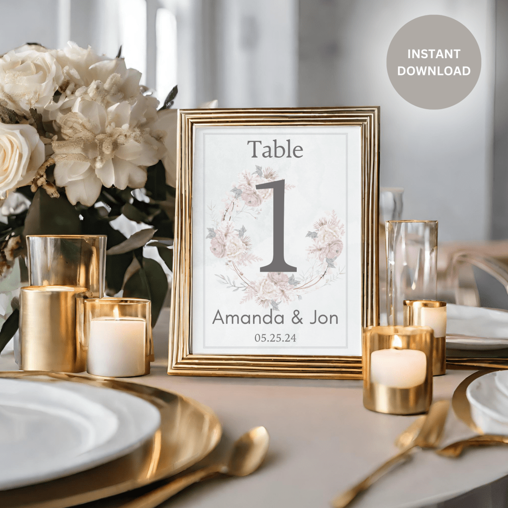 Table Sign 5″ x 7″ – GARVEY INNOVATIONS LLC